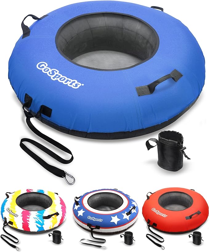 GoSports 44 in Heavy-Duty River Tube with Premium Canvas Cover - Commercial Grade River Tube ...